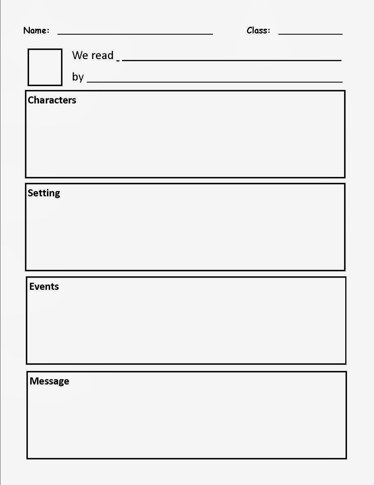 Story-Elements-Blank • The Trapped Librarian