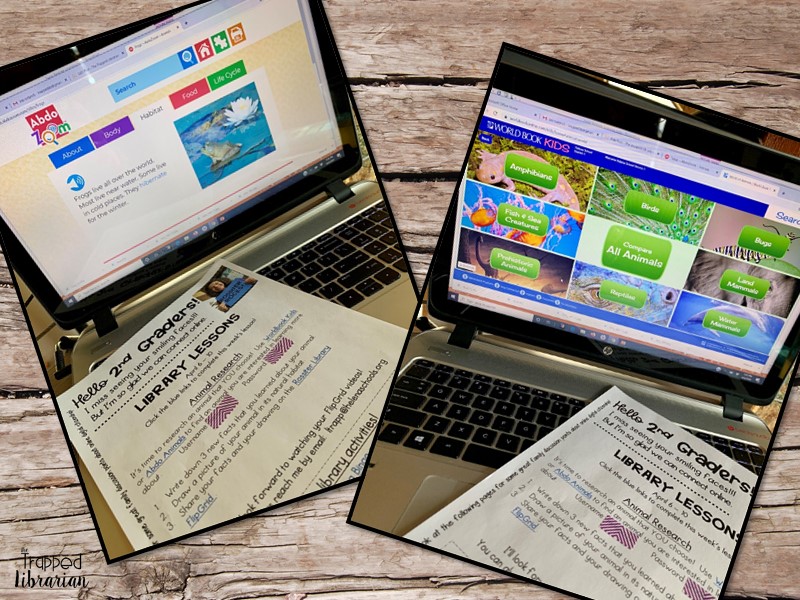 Library Lessons for Distance Learning • The Trapped Librarian