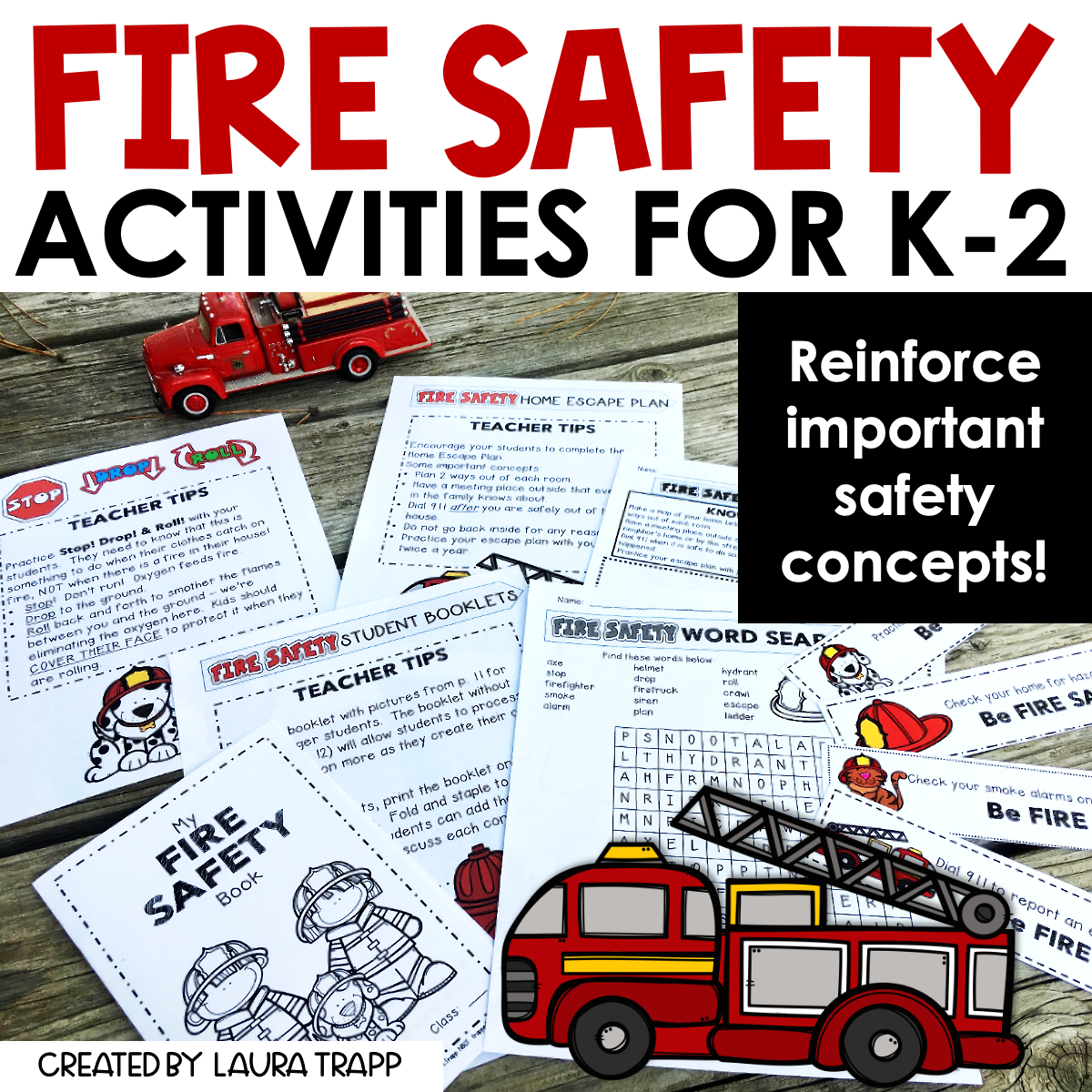 Have Fun with Fire Safety in the School Library • The Trapped Librarian