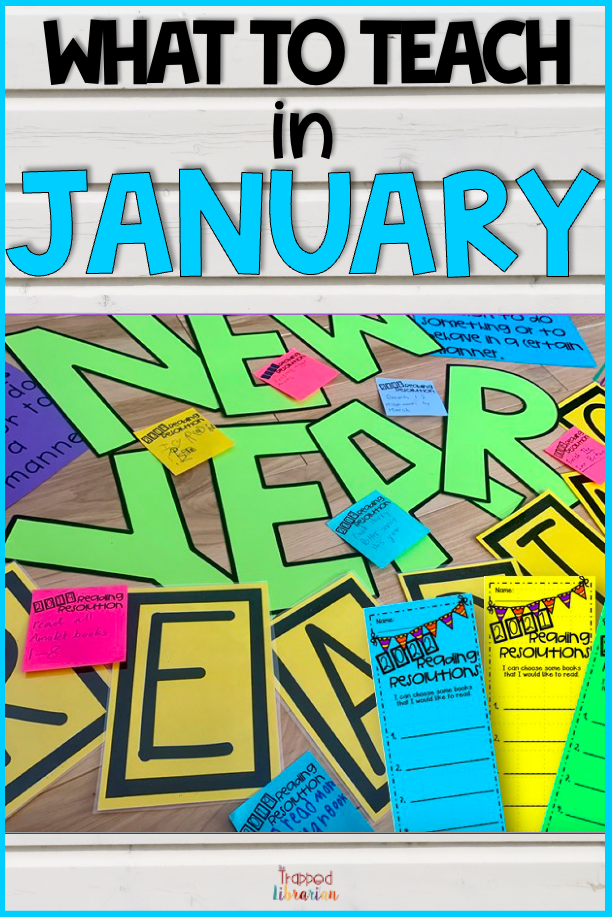 January Library Lessons • The Trapped Librarian