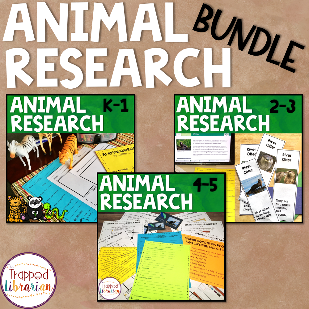 Trapp Animal Research Bundle Cover • The Trapped Librarian