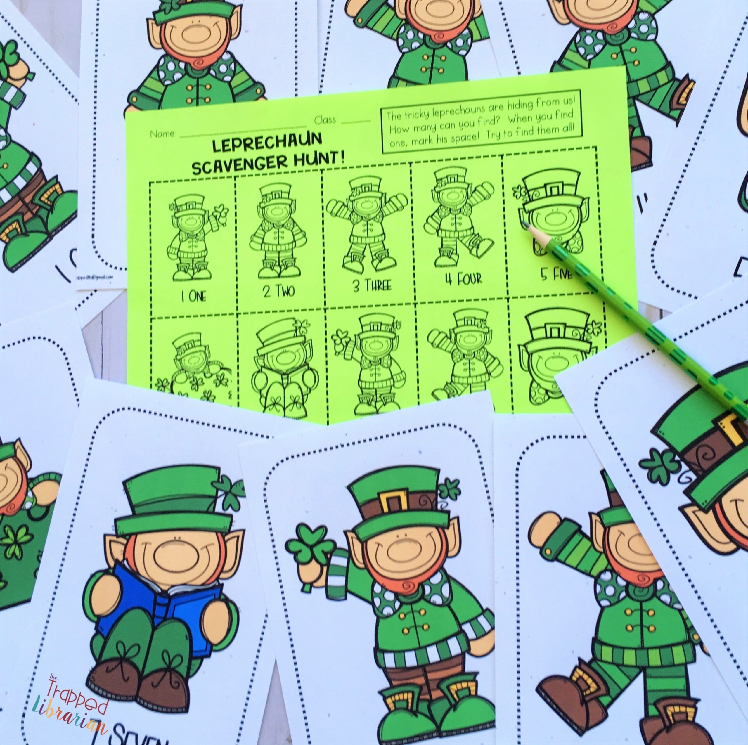 leprechaun-scavenger-hunt • The Trapped Librarian